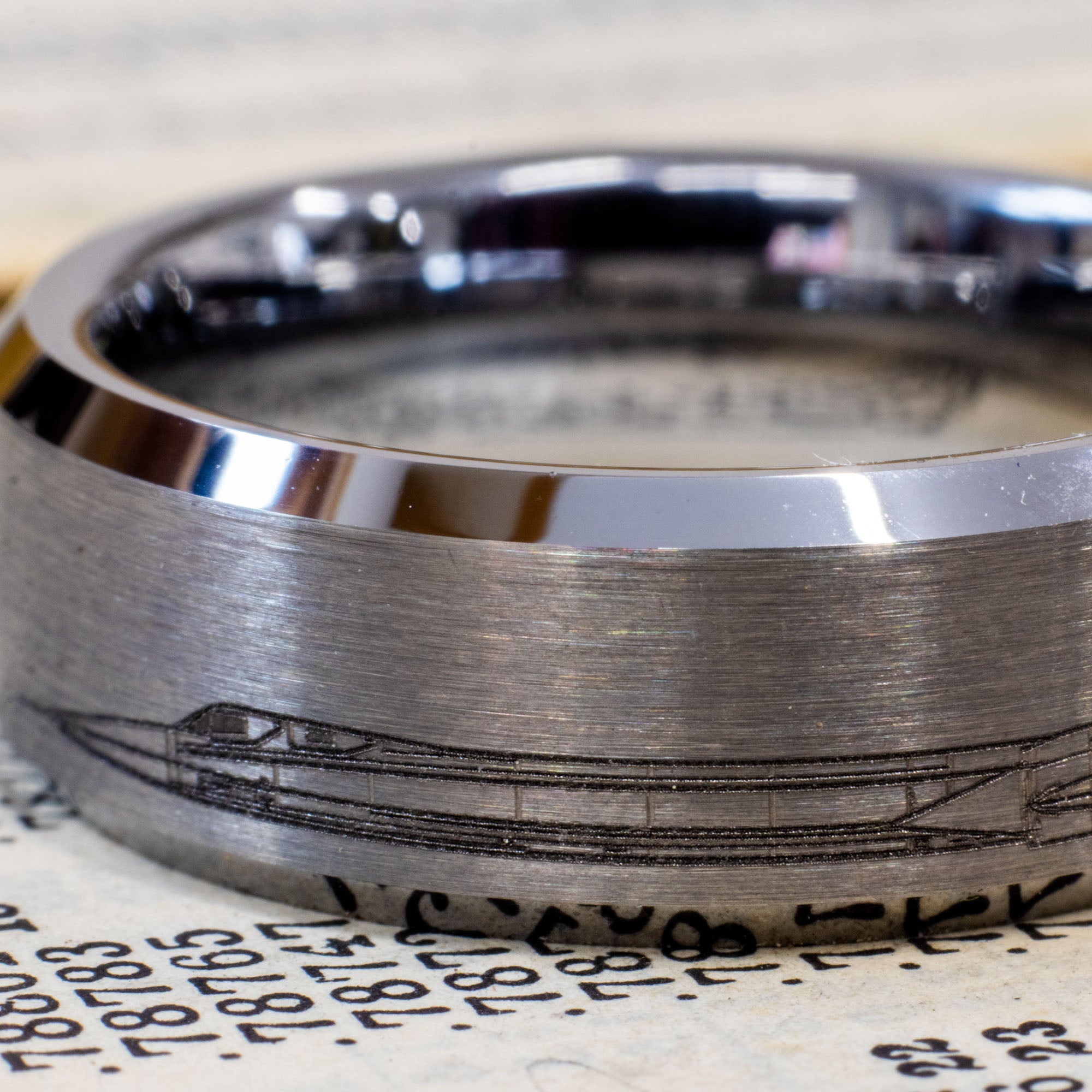 Sr 71 titanium ring store